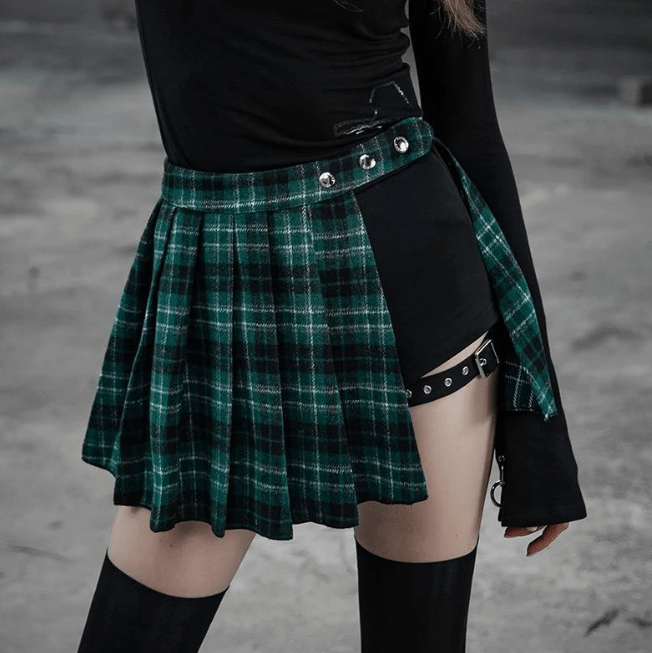 How to wear plaid patterns in cool autumn? – Punk Design