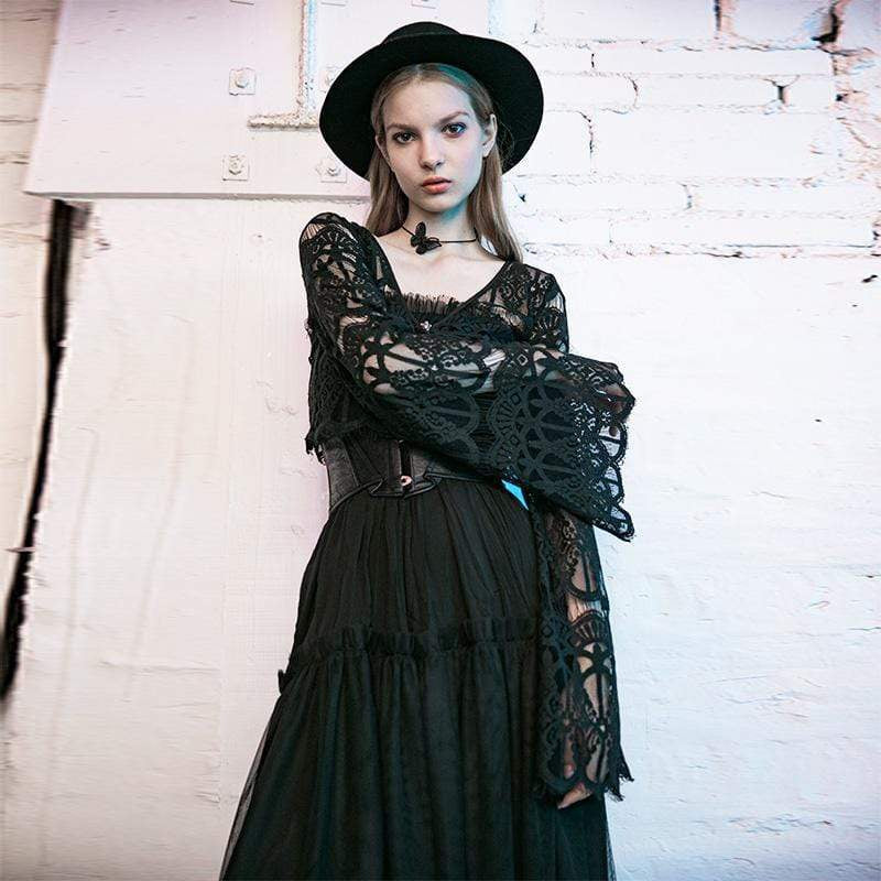 Women's Gothic Lace Tops – Punk Design