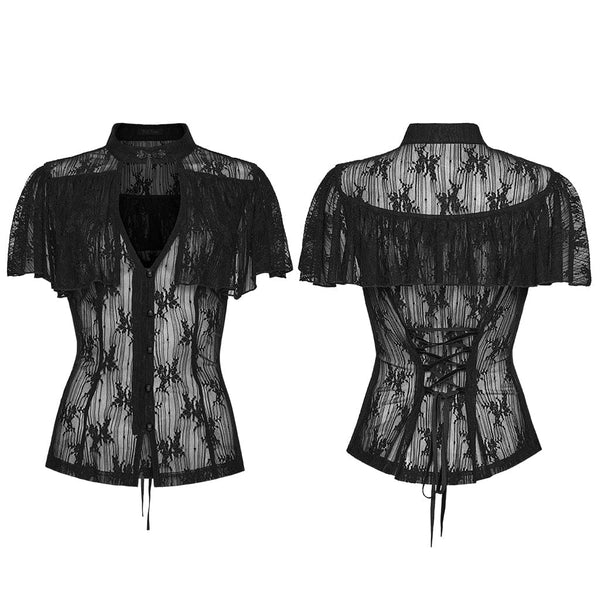 Women's Gothic Lace Tops – Punk Design