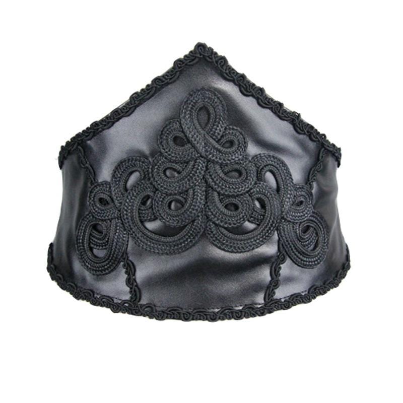 Broad Gothic Leather Waist Girdle – Punk Design