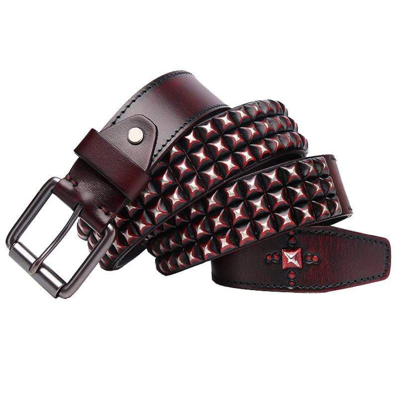 Men's Gothic Diamond Rivets Belts – Punk Design