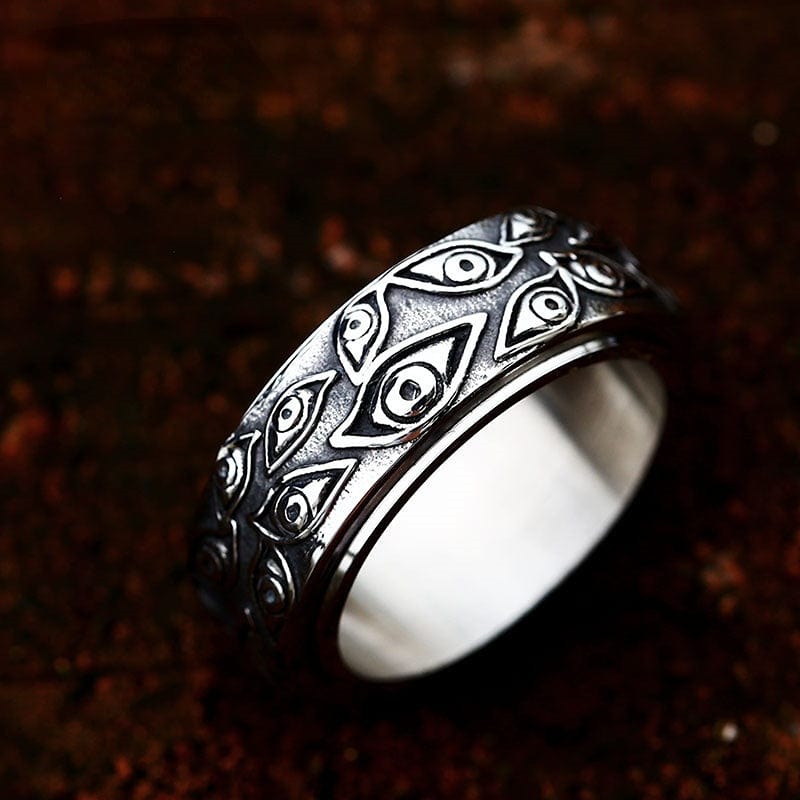 Men's Punk Devil's Eyes Ring – Punk Design