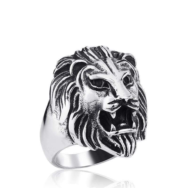 Men's Punk Lion Rings – Punk Design