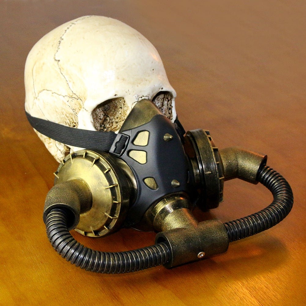 Steampunk Wired Cosplay Gas Mask – Punk Design