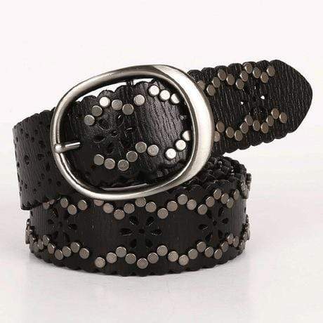 Men's Gothic Ripped Crack Belts With Rivets – Punk Design