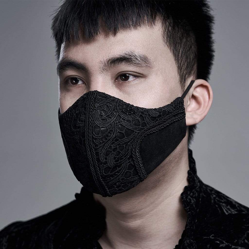 Gothic Jacquard Masks Black – Punk Design