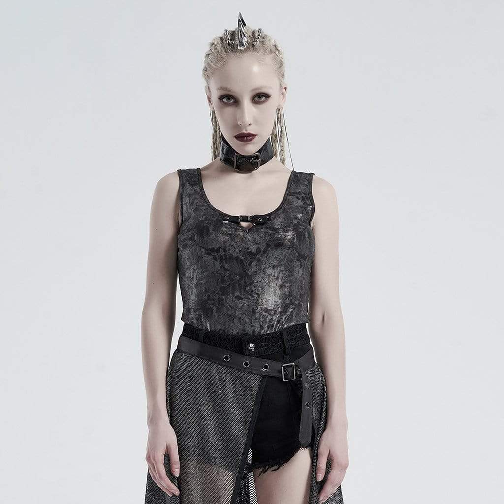 Women's Gothic Snakeskin Tank Tops – Punk Design