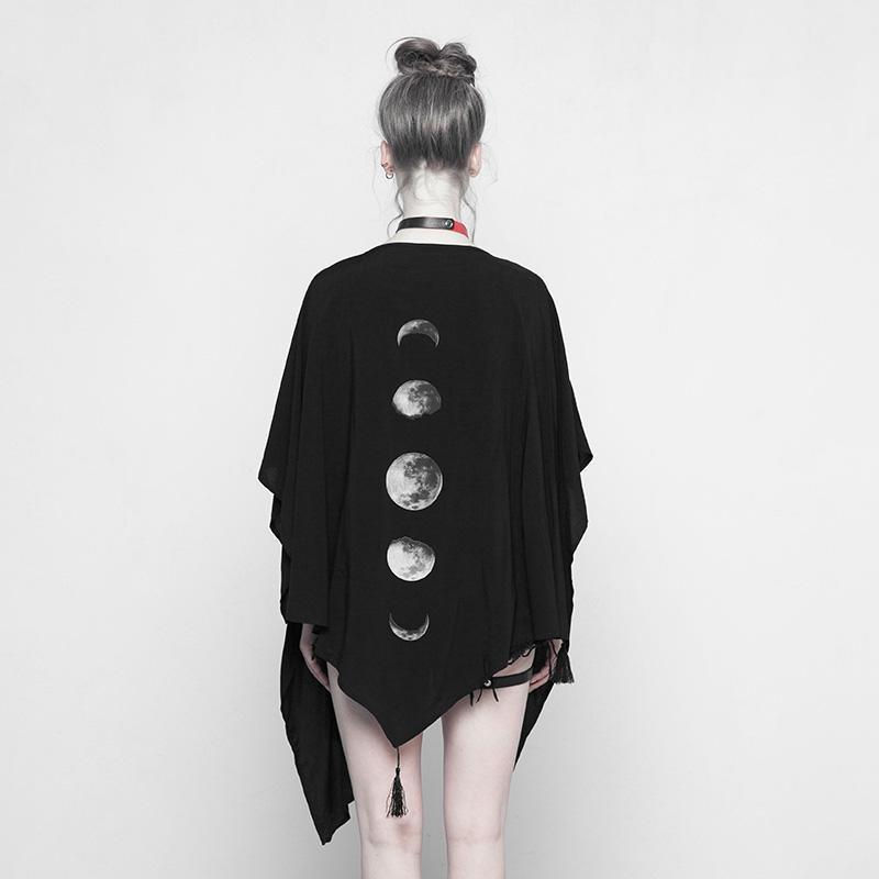 Women's Phases Of Moon Punk Cloak – Punk Design